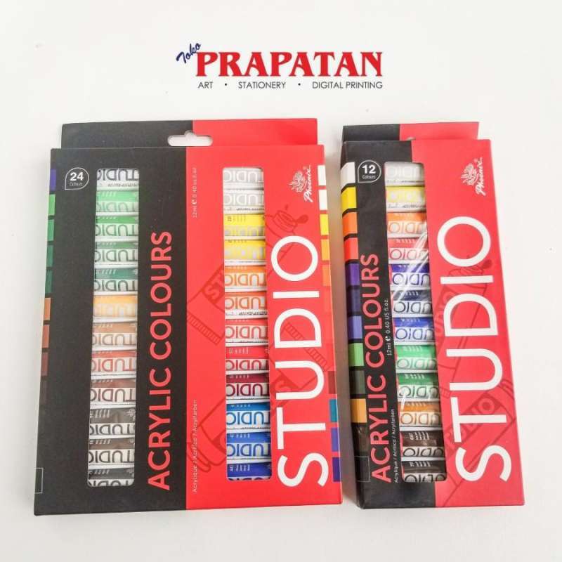Jual Phoenix Studio Acrylic Paint 12/24x12ml | Cat Akrilik Di Seller ...