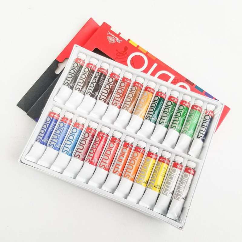 Jual Phoenix Studio Acrylic Paint 12/24x12ml | Cat Akrilik Di Seller ...