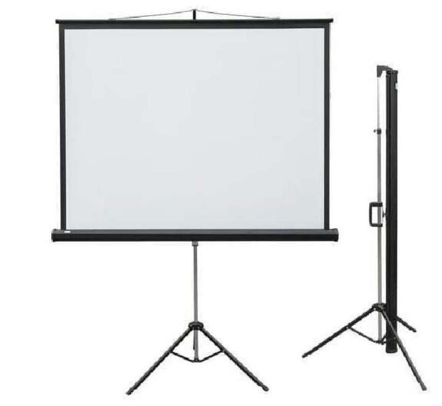 Jual Layar Proyektor 84 213 X 213 Cm Tripod /wall Screen Projector 84 ...