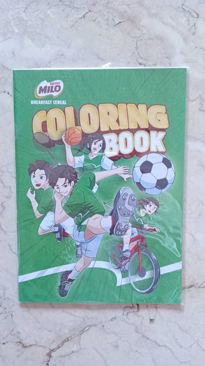 Jual Buku Warna Mewarnai Milo Coloring Book Di Seller The Only Moon ...