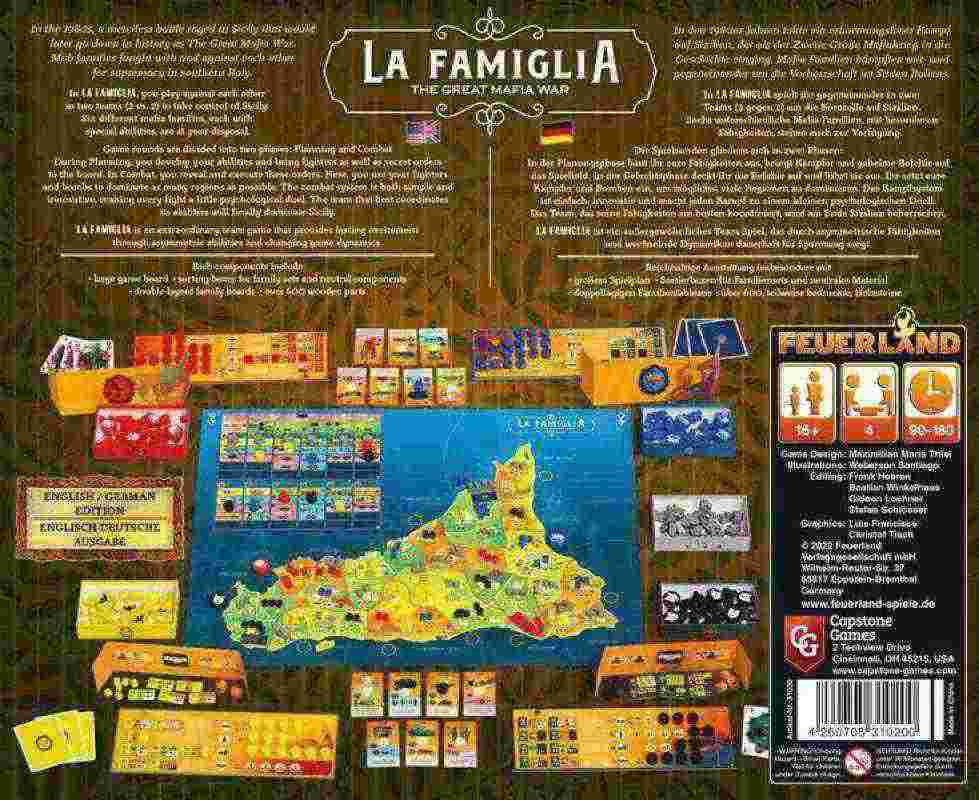 Jual La Famiglia: The Great Mafia War Board Game Di Seller Monopolis ...