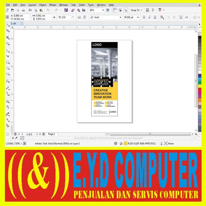 Jual DESAIN ROOL UP X BANNER VOL-1 KOLEKSI TEMPLATE DESIGN GRAFIS BANER ...
