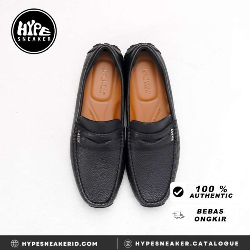 Jual Sepatu Bally Pavel Loafers Black Kids Sneaker 100% Original Di ...