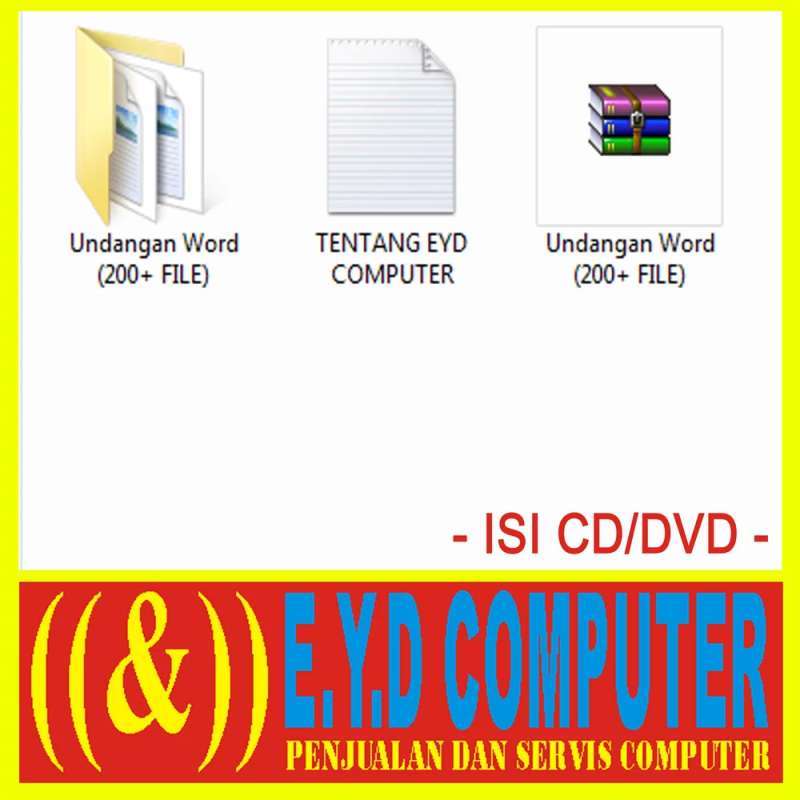 Jual Desain Undangan Word Koleksi Template Design Grafis Ms.word Usaha ...