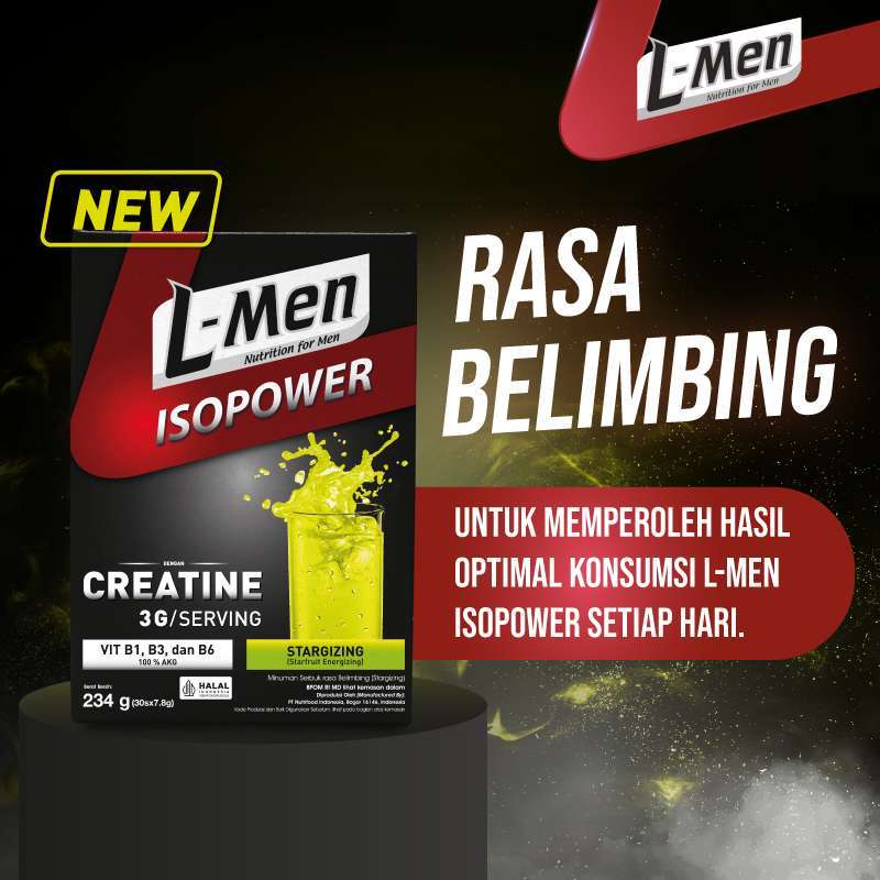 Promo Twin Pack - L-men Isopower Stargizing 30 Sachet With Creatine ...