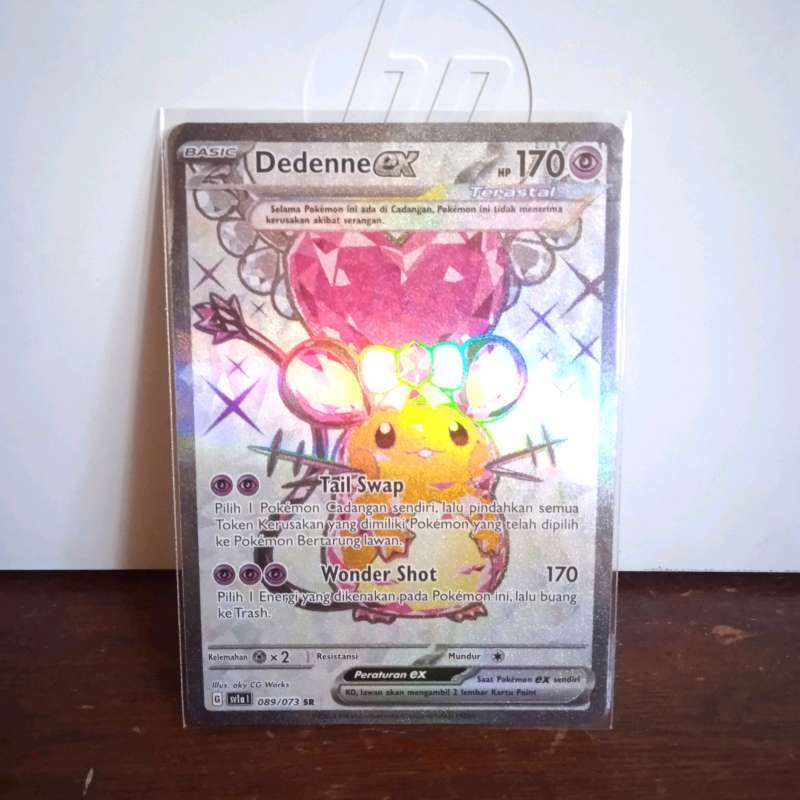 Jual Dedenne Ex SR SV1A 089/073 Pokemon Trading Card Game Indonesia TCG di Seller Merphise ...