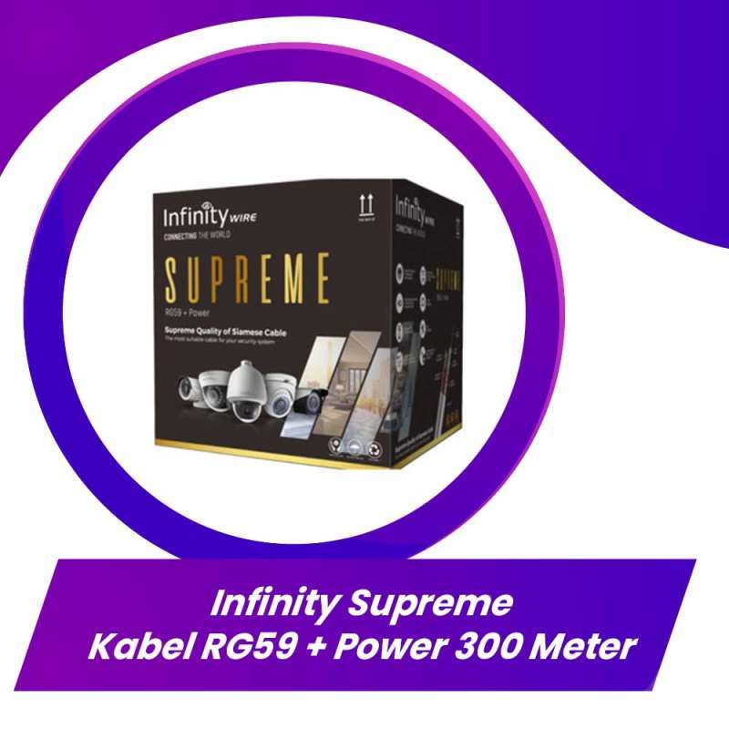 Jual Infinity Supreme Kabel Rg59 Plus Power 300 Meter Di Seller Bandar ...