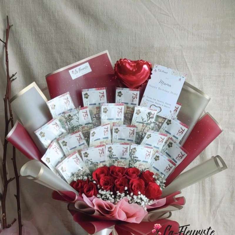 Jual Buket Uang Asli | Money Bouquet | Bunga Uang | Wisuda ...
