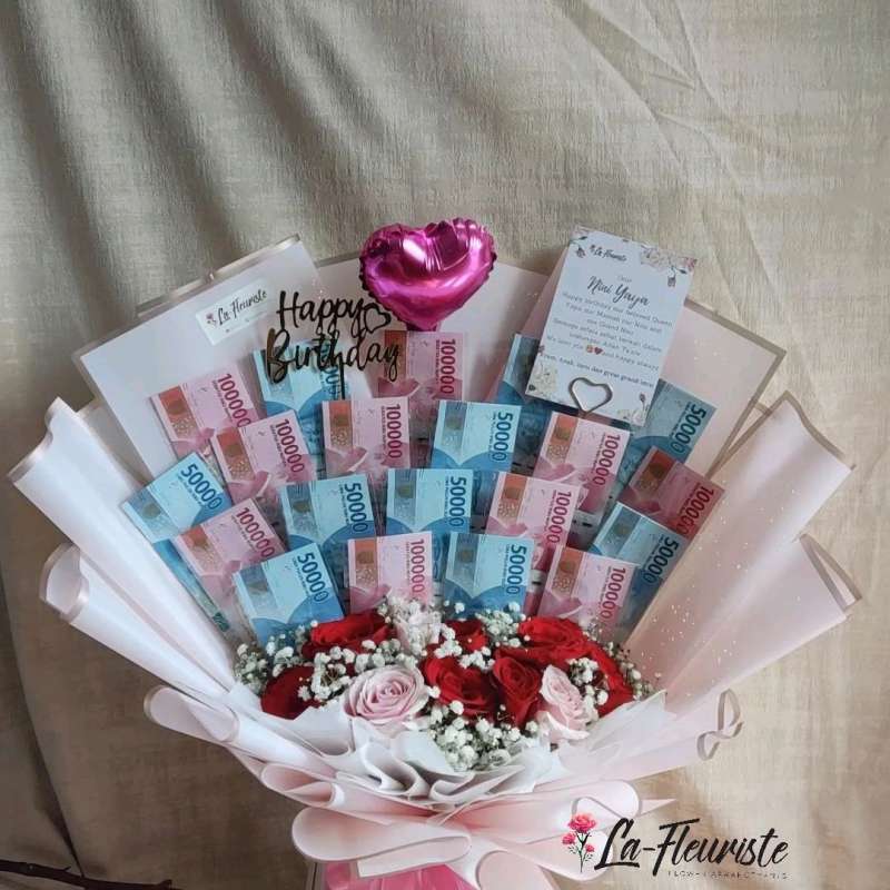 Jual Buket Uang Asli | Money Bouquet | Bunga Uang | Wisuda ...