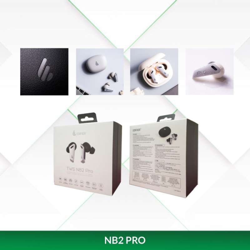 Jual EDIFIER TWS NB2 Pro True Wireless Earbuds with Noise Cancellation di Seller JCM Store ...