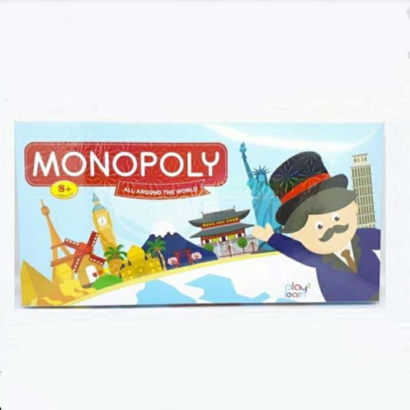 Jual Mainan Keluarga Monopoly Around The World di Seller uncle toys 88 ...