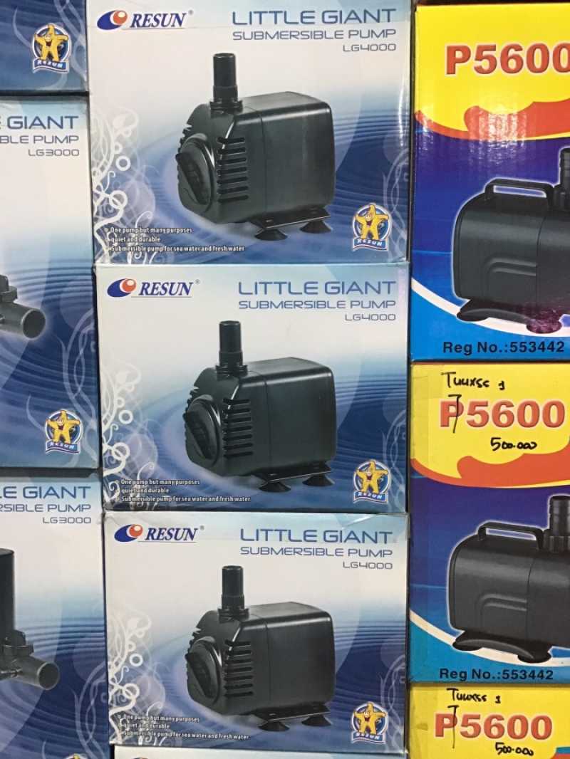 Promo Pompa Air , Mesin Dorong Air Kolam Ikan Hias Resun Lg 4000 Diskon ...
