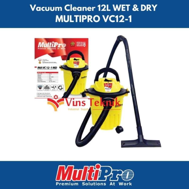 Jual Mesin Pengisap Debu 12 L Vacuum Cleaner Multipro Ina Vc12-1 Md Wet Dry Di Seller 17 Store ...