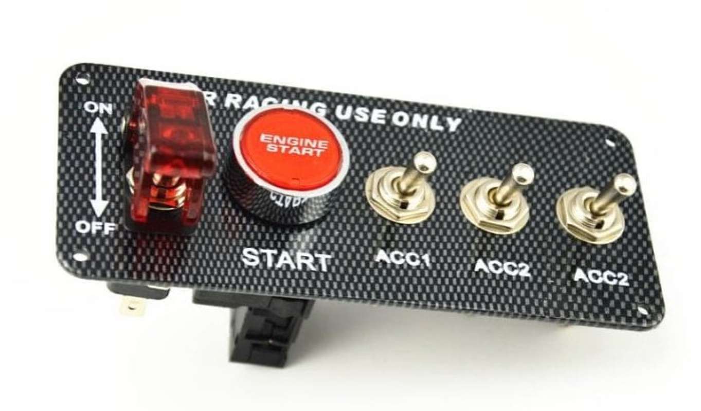 Promo Engine Start Carbon 3 ACC / Switch dan engine start / Switch ...