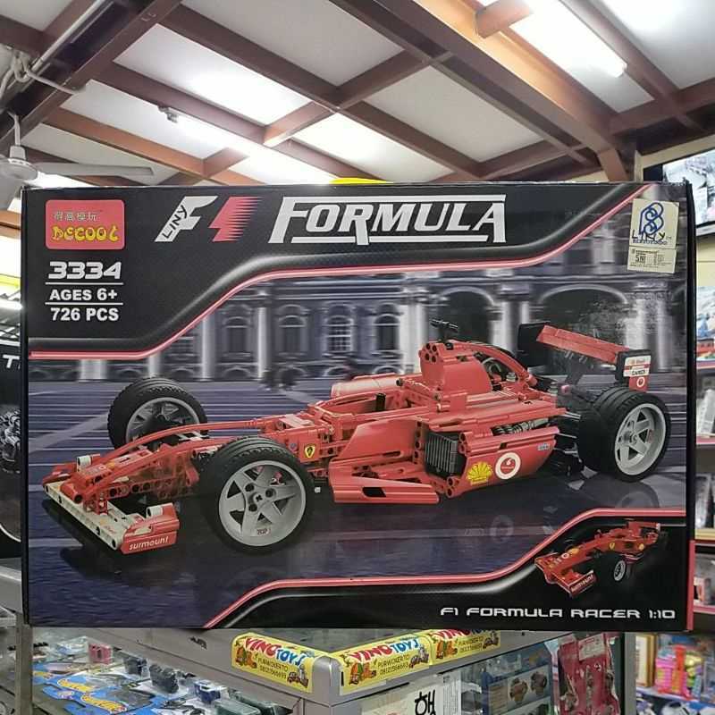 Jual Mainan Balok Edukasi Mobil Balap Formula Skala 1 10 Di Seller Vino ...
