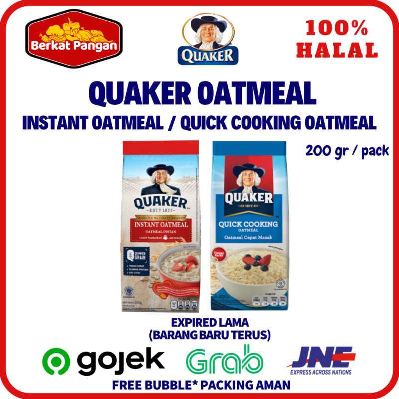 Jual Quaker Oats - Instant Oatmeal 200gr (merah) Di Seller Berkat ...