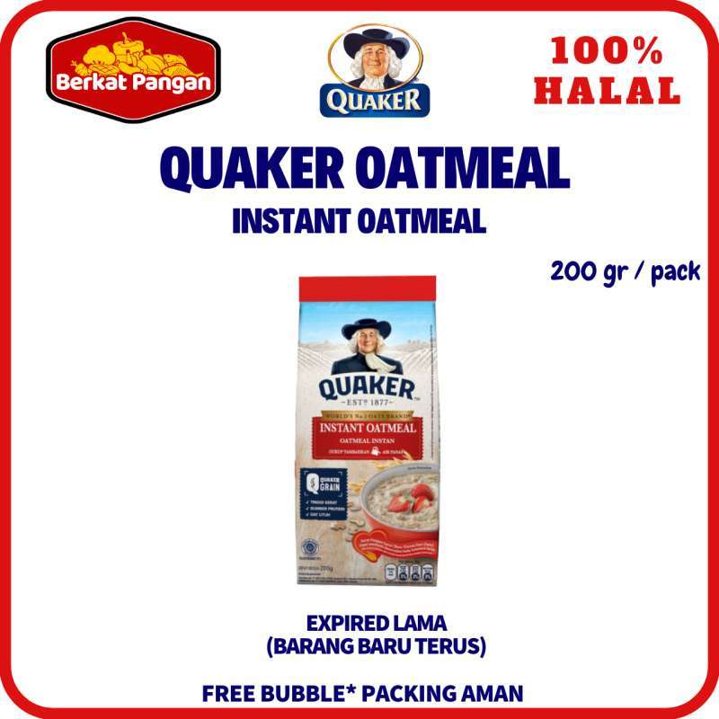 Jual Quaker Oats - Instant Oatmeal 200gr (merah) Di Seller Berkat ...