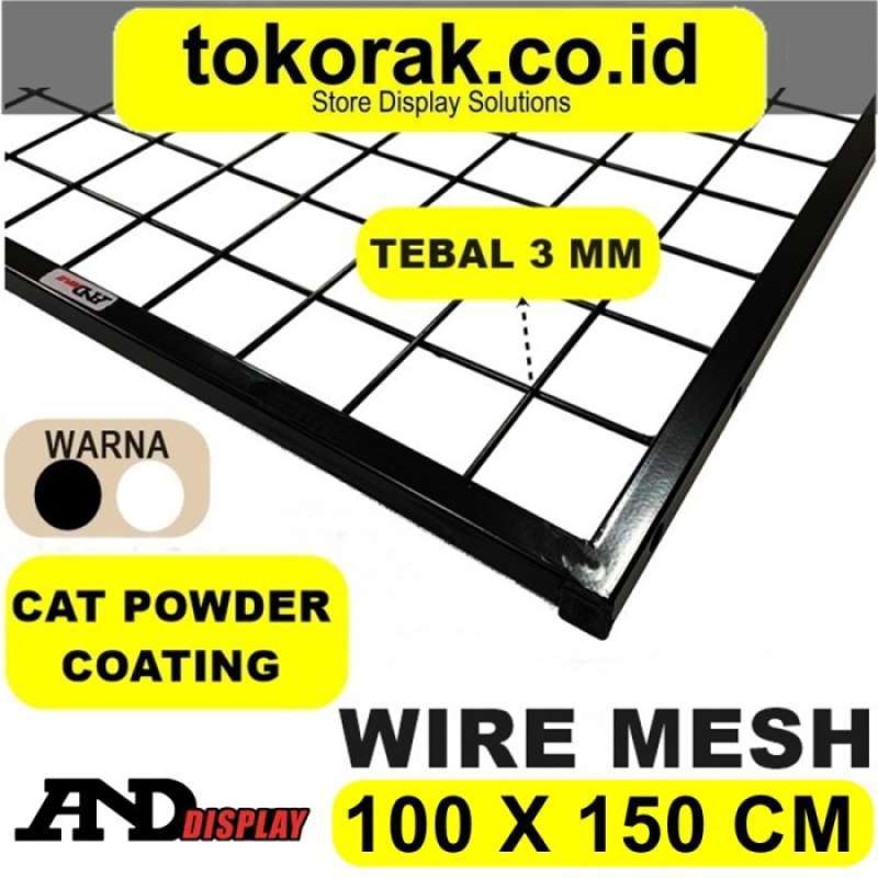 Jual Wire Grid Mesh 100 X 150 Cm - Kawat Jaring Kotak - Ram Dinding ...