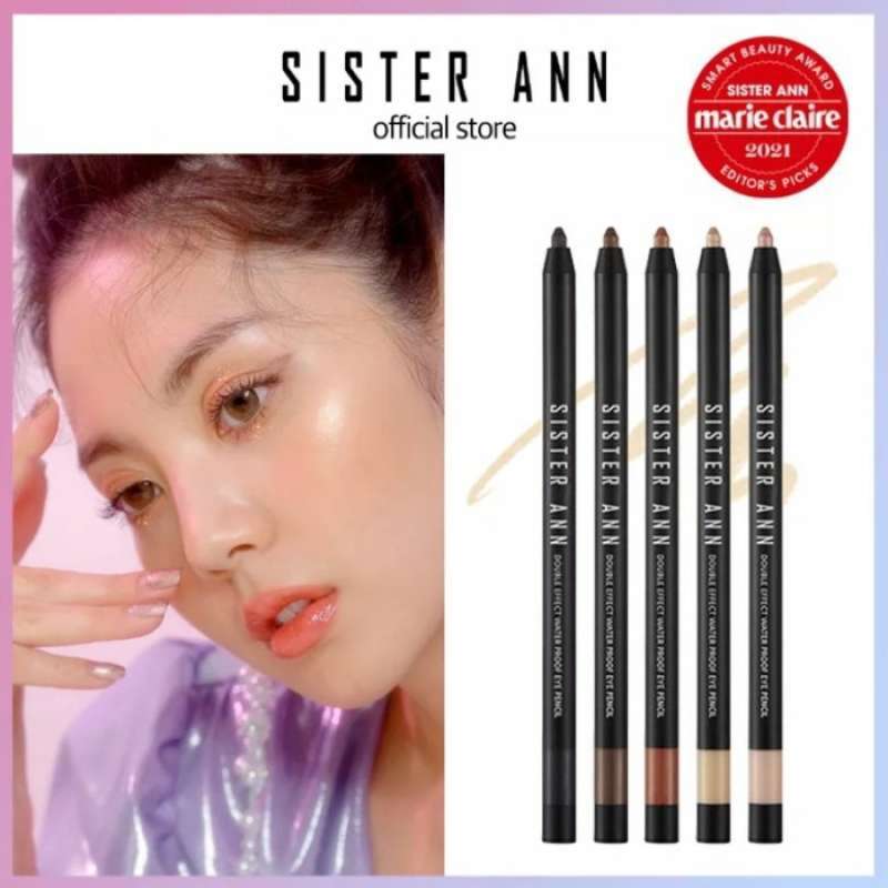 Promo Sister Ann DOUBLE EFFECT WATERPROOF EYEPENCIL (11 Colors) Diskon 23% di Seller Tunica ...