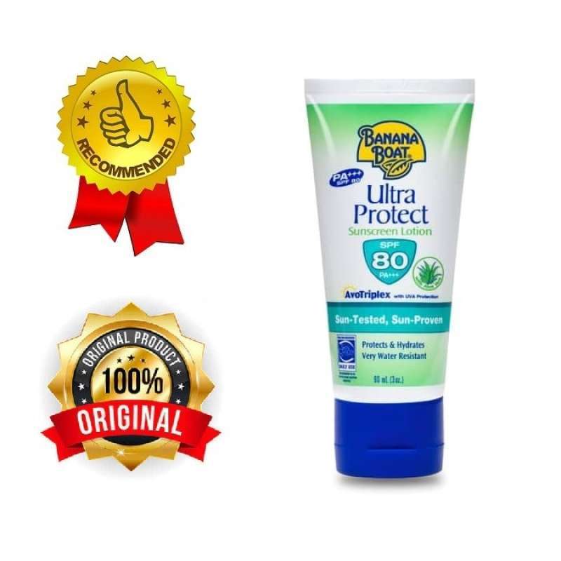 Promo Banana Boat Ultra Protect Sunscreen Lotion Spf80 Uvb Pa+++ 90Ml Diskon 23% di Seller Super ...