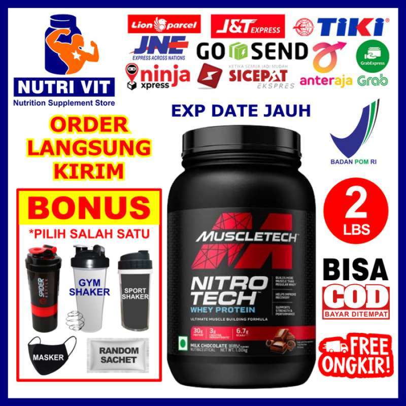 Promo Muscletech Nitrotech 2 Lbs Muscletech Nitro Tech 2 Lbs Whey ...