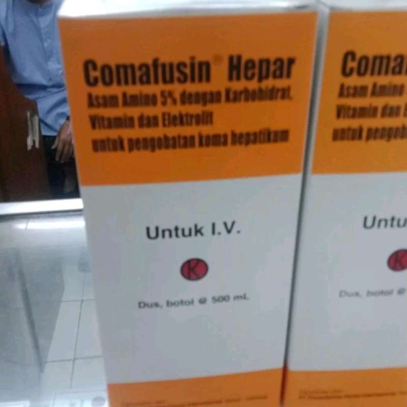Jual Comafusin Hepar 500ml Infus Injeksi Per Box Original Di Seller ...