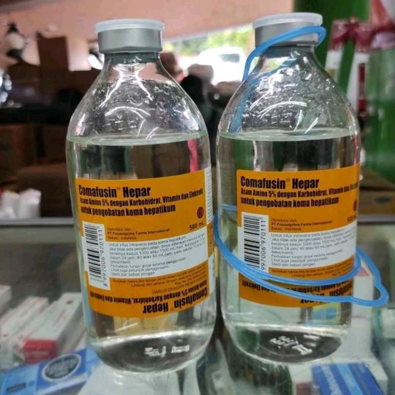 Jual Comafusin Hepar 500ml Infus Injeksi Per Box Original Di Seller ...
