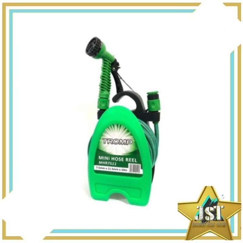 Promo Hose Reel Mini Set 10 Meter Tromp - Selang Air Portable Set 10 ...