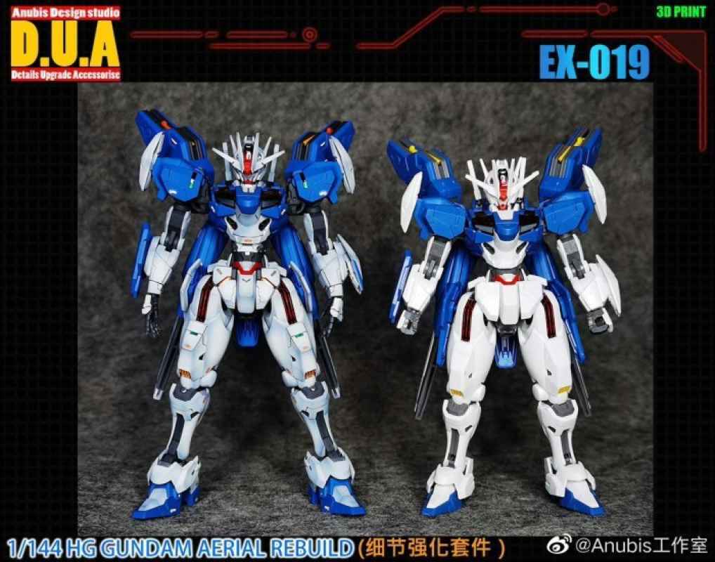 Promo Ready - Anubis Ex-019 Hg Gundam Aerial Rebuild 3D Printed Upgrade Kit Diskon 23% di Seller ...