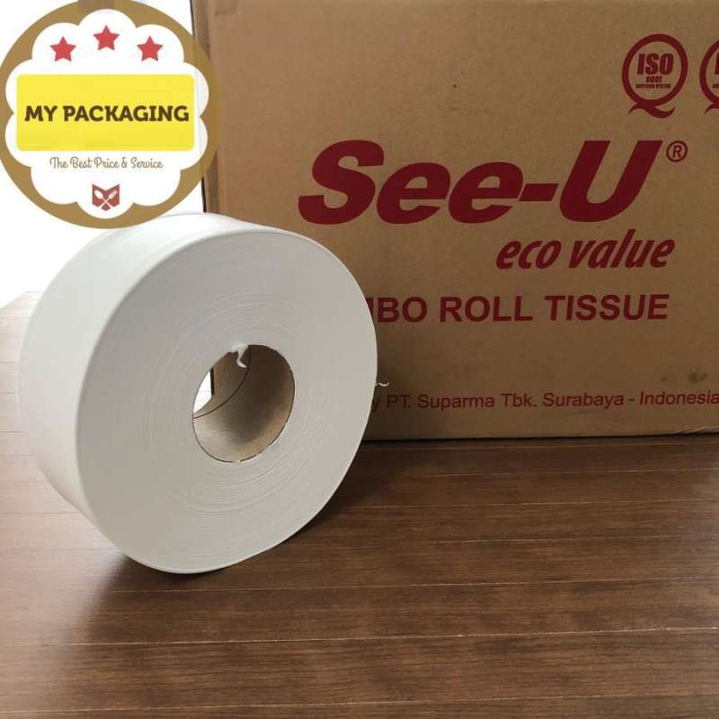 Jual Tissue Jumbo Roll Tisu Tisue See-u 1200 Sheet 2 Ply | 16 Rol Di ...