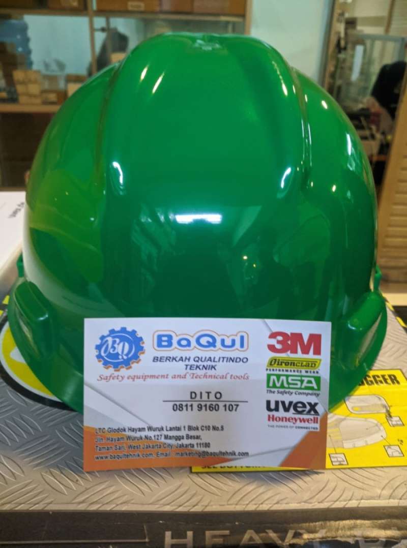 Promo MSA Safety Helm Helmet Fasttrack Original Green/Hijau Diskon 23% ...
