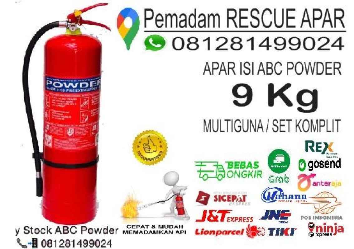 Promo Tabung Pemadam Api Apar D Powder 9 Kg Diskon 23% di Seller Mitraa ...