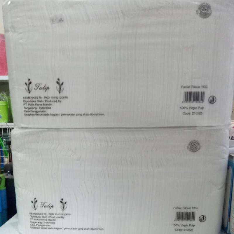 Jual Tissue tulip 2ply 1Kg premium facial / Tissue kiloan / Tissue ...