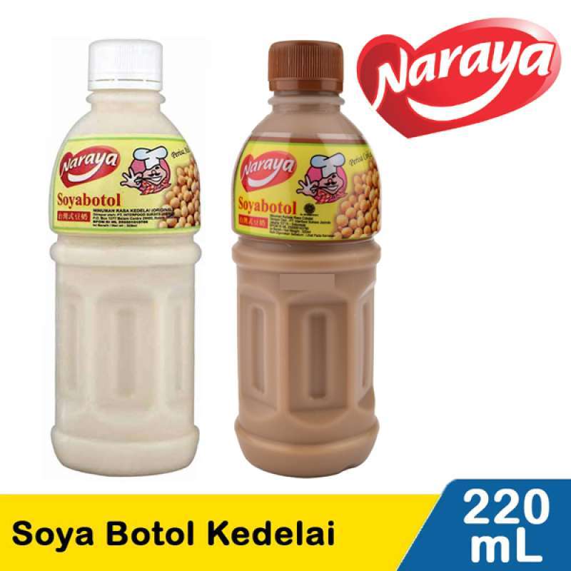 Jual Naraya Soya Botol Susu Kedelai 220ml 220 Ml Di Seller The Only ...