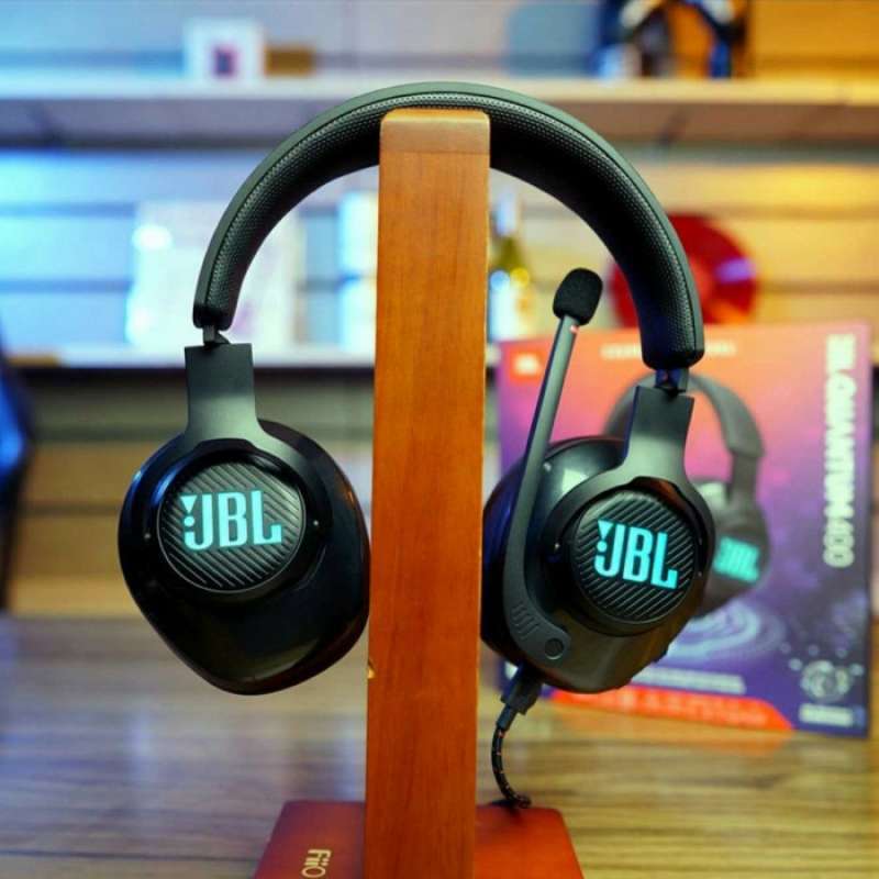 Promo JBL Quantum 400 Ear Gaming Headset with Surround DTS Discord ...