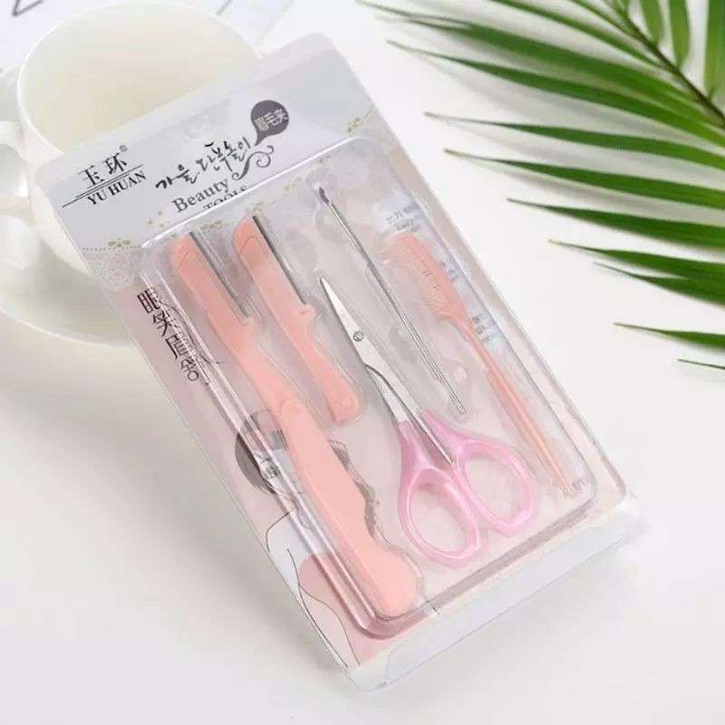 Jual Alat Cukur Alis Set Eyebrow Trimmer Set Kit Pencukur Alis Set ...
