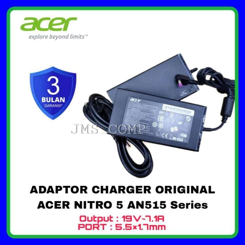 Promo Adaptor Charger Laptop Acer Nitro 5 N18C3 AN515-51 AN515-41 AN515 ...