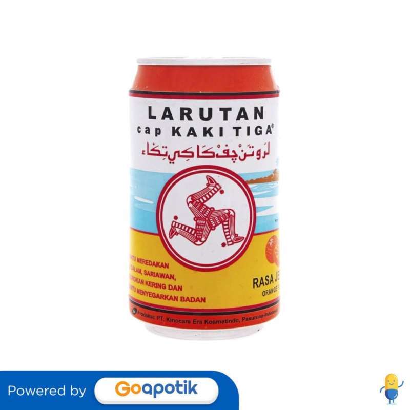 Jual Cap Kaki Tiga Larutan Penyegar Rasa Jeruk 320 Ml Kaleng Di Seller ...