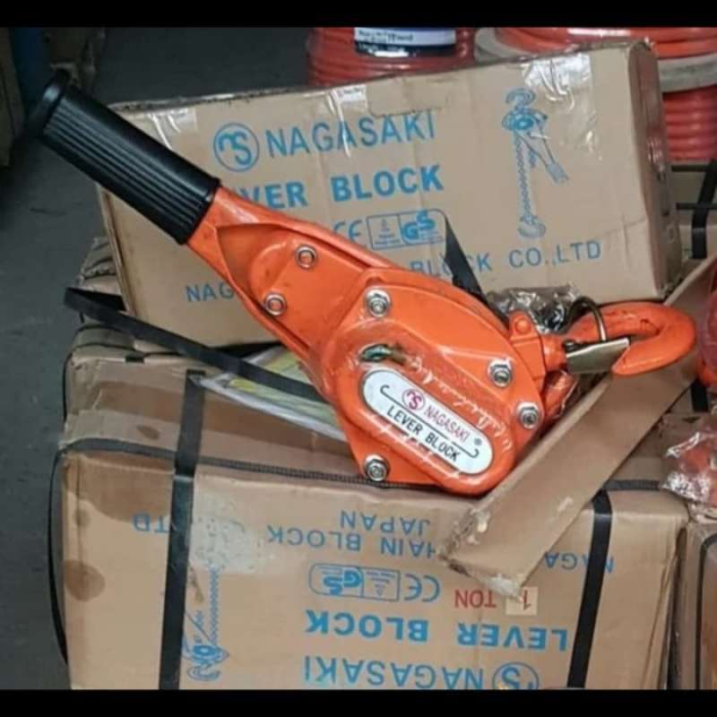 Promo LEVER BLOCK 1.1/2 TON x 1.1/2 METER NAGASAKI JAPAN HOIST 1,5Tx1 ...