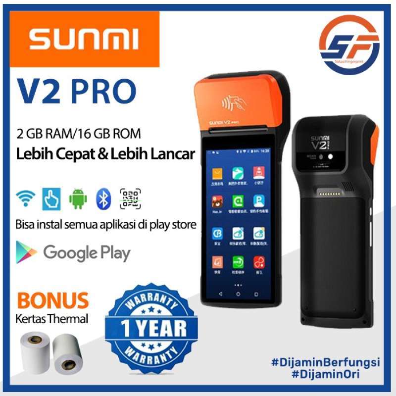 Jual Mesin Kasir Sunmi Pos V Series V1S V2 V2 Pro V2S V2S Plus - V2 PRO di Seller Kuniy Store ...