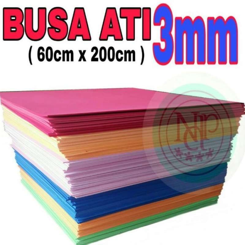 Promo Busa Ati 3mm (60cm x 200cm) // Busa Eva // Busa hati // Spon Eva ...