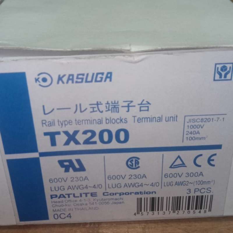 Promo Terminal Blok Tx200-S KASUGA /PCS Diskon 23% di Seller Maslika ...