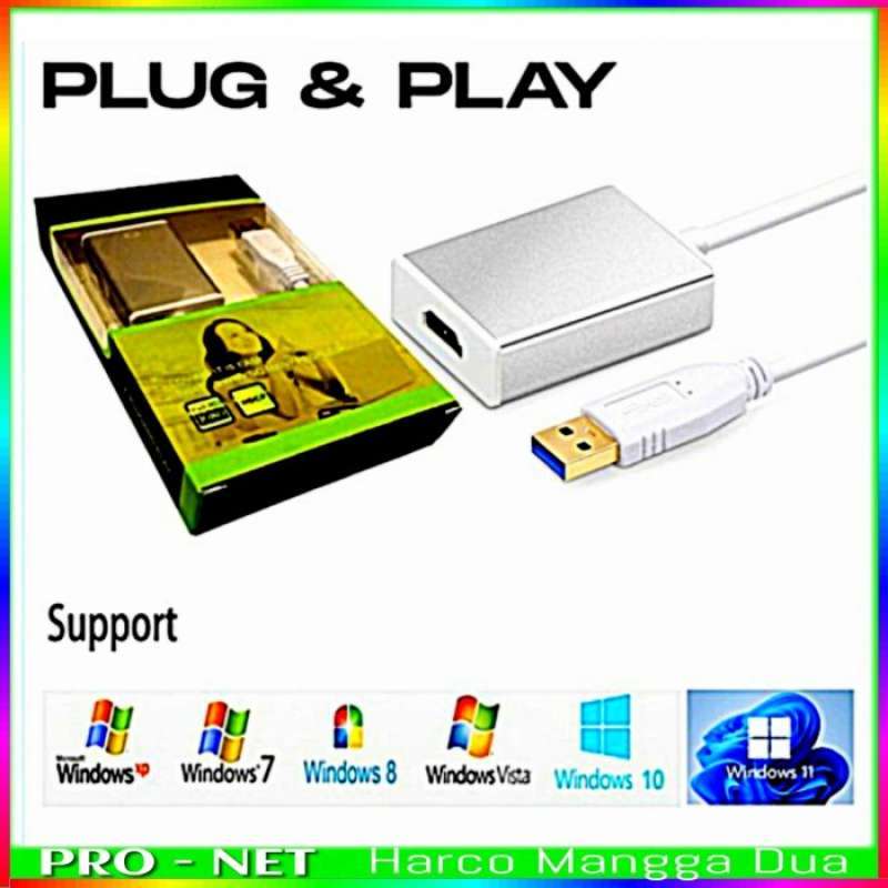 Promo Usb 3.0 To Hdmi Plug And Play Support Windows 11 Diskon 23% di ...