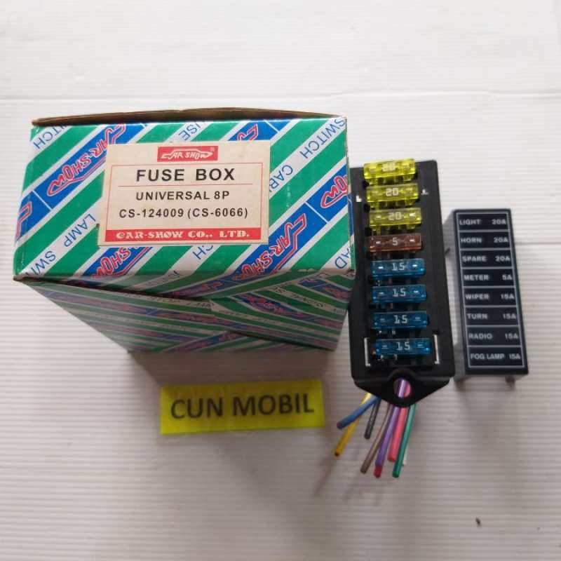 Promo Box sekring colok standard isi 8 pc merk Car Show sdh berikut ...