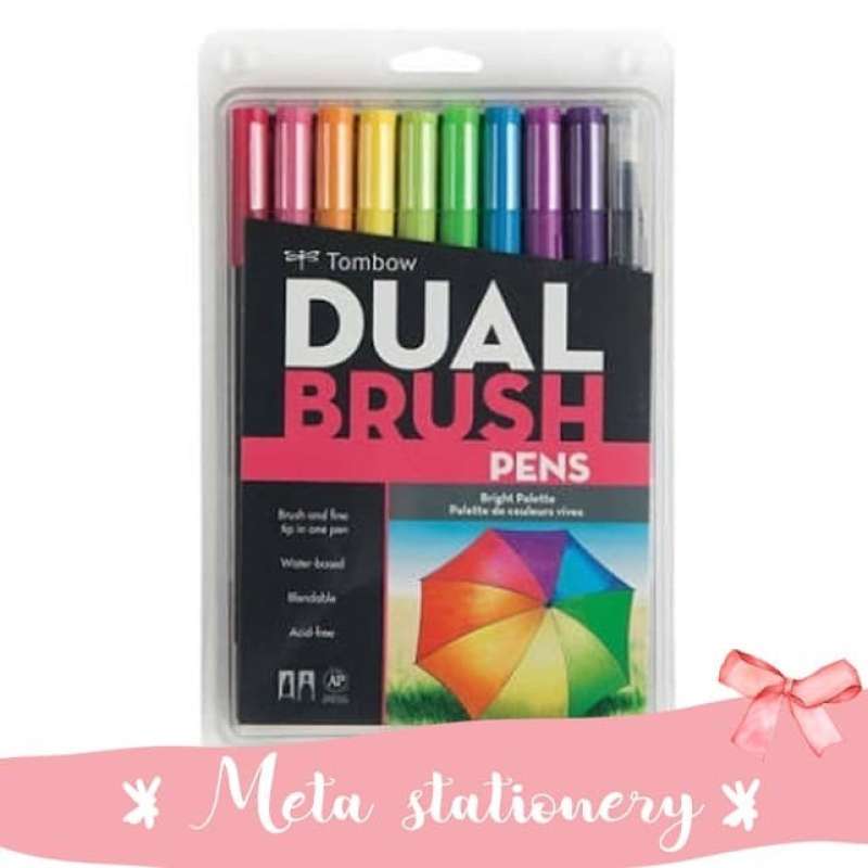 Jual Abt Tombow Dual Brush Pen Art Maker Bright Pallete Di Seller ...