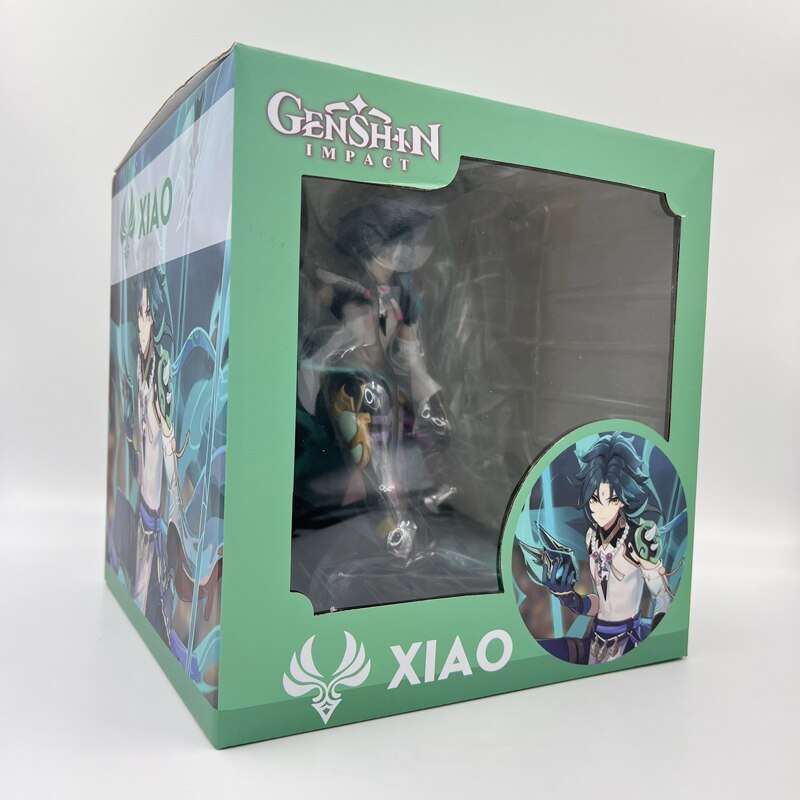 Promo 22cm Genshin Impact Xiao Vigilant Yaksha Anime Figure Shenhe ...