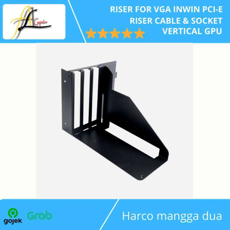 Promo Riser For Vga Inwin Pci-e Riser Cable & Socket - Vertical Gpu ...