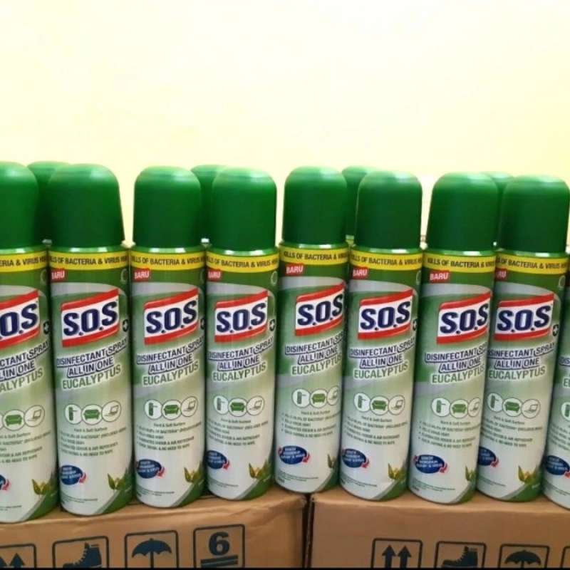 Promo Sos Disinfectant Spray 250ml 1 Dus Isi 12 Pcs Diskon 17% Di ...