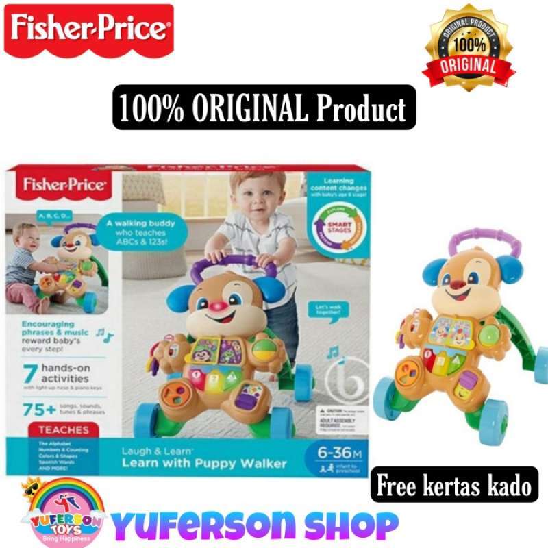 Promo Fisher Price Laugh & Learn Smart Stage Puppy Walker / Baby Walker Diskon 24% di Seller ...