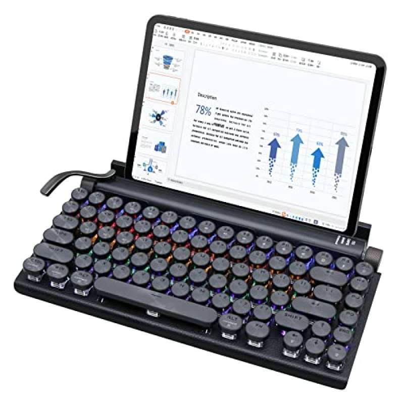 Jual Typewriter Keyboard Wireless, Retro Keyboard Typewriter Style ...